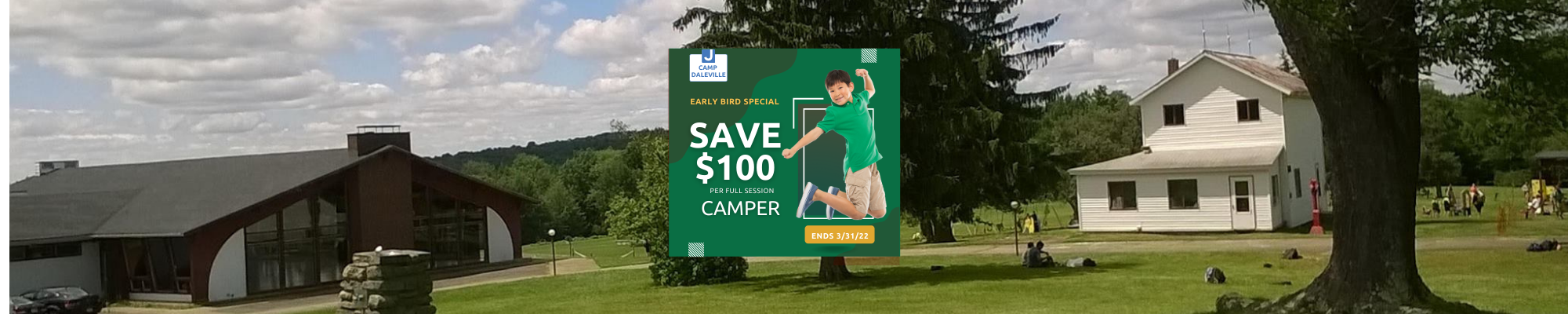 EARLY BIRD Home Banner - JCC Camp Daleville